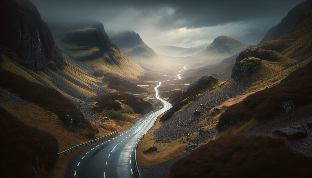 Traffic management on the A83 Rest and Be Thankful road