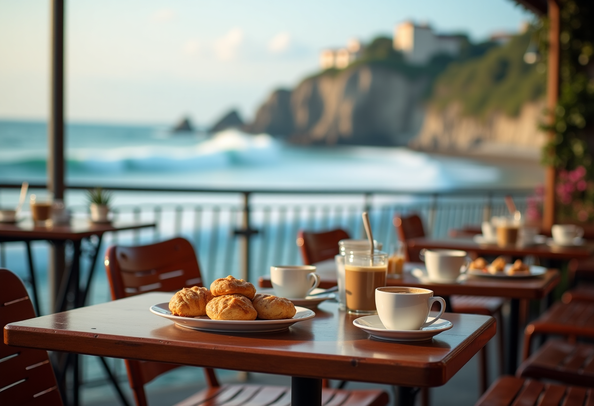 Lucas Grabeel visits Stonehaven cafe during UK tour