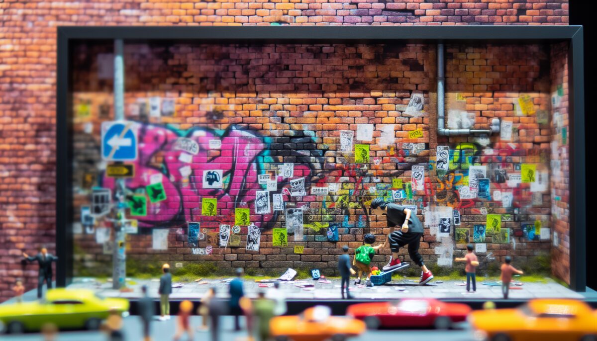 MicroMischief: The street artist bringing joy through miniature stickers