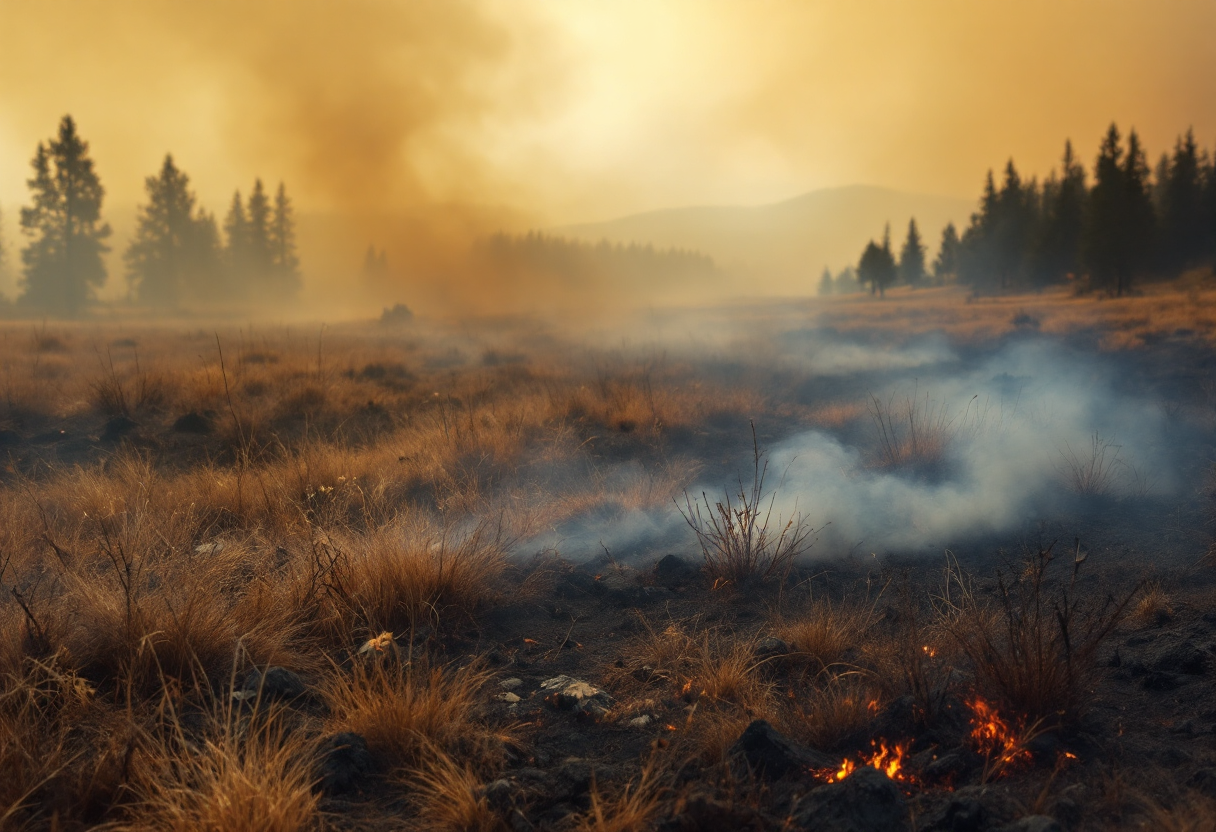 Wildfire warnings in Scotland: Firefighters respond to blazes