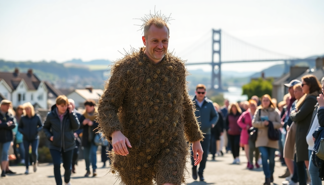 Unraveling the mystery of Scotland's Burryman tradition | NewsHub.co.uk