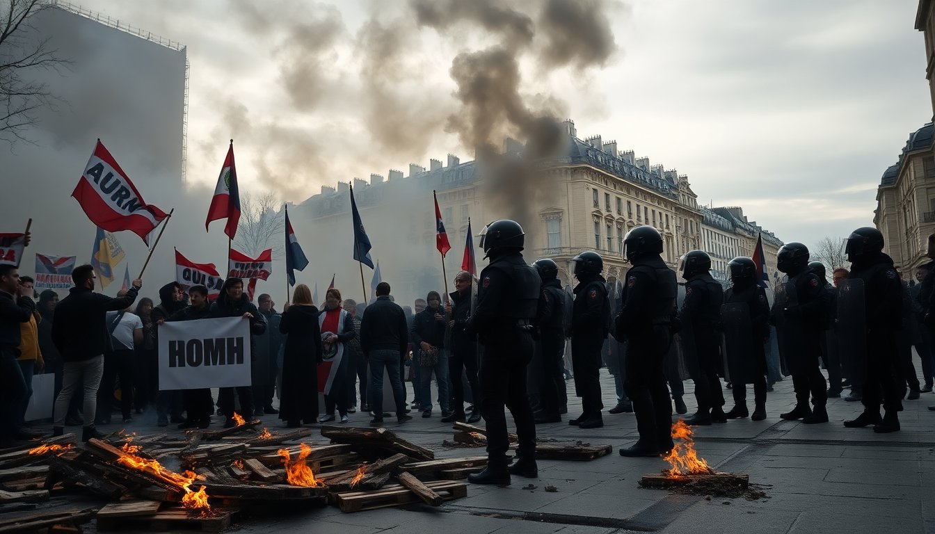France Sees Widespread Protests Against Macron's Policies | NewsHub.co.uk