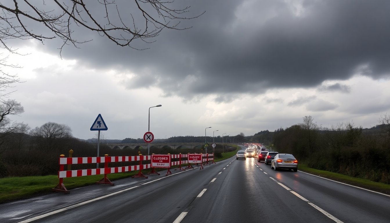 M4 motorway shut down due to high winds in south Wales | NewsHub.co.uk