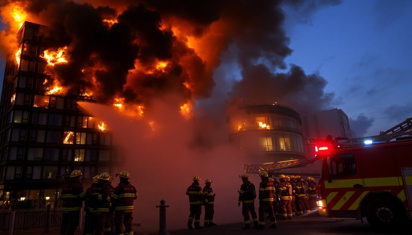 Massive fire breaks out in mixed-use building in London’s White City ...