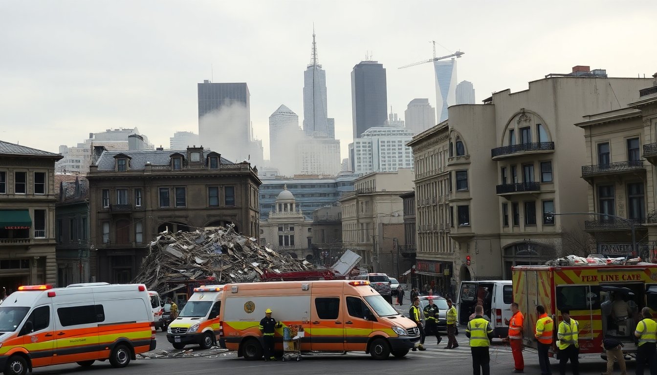 Severe earthquake hits San Francisco, emergency services mobilized ...