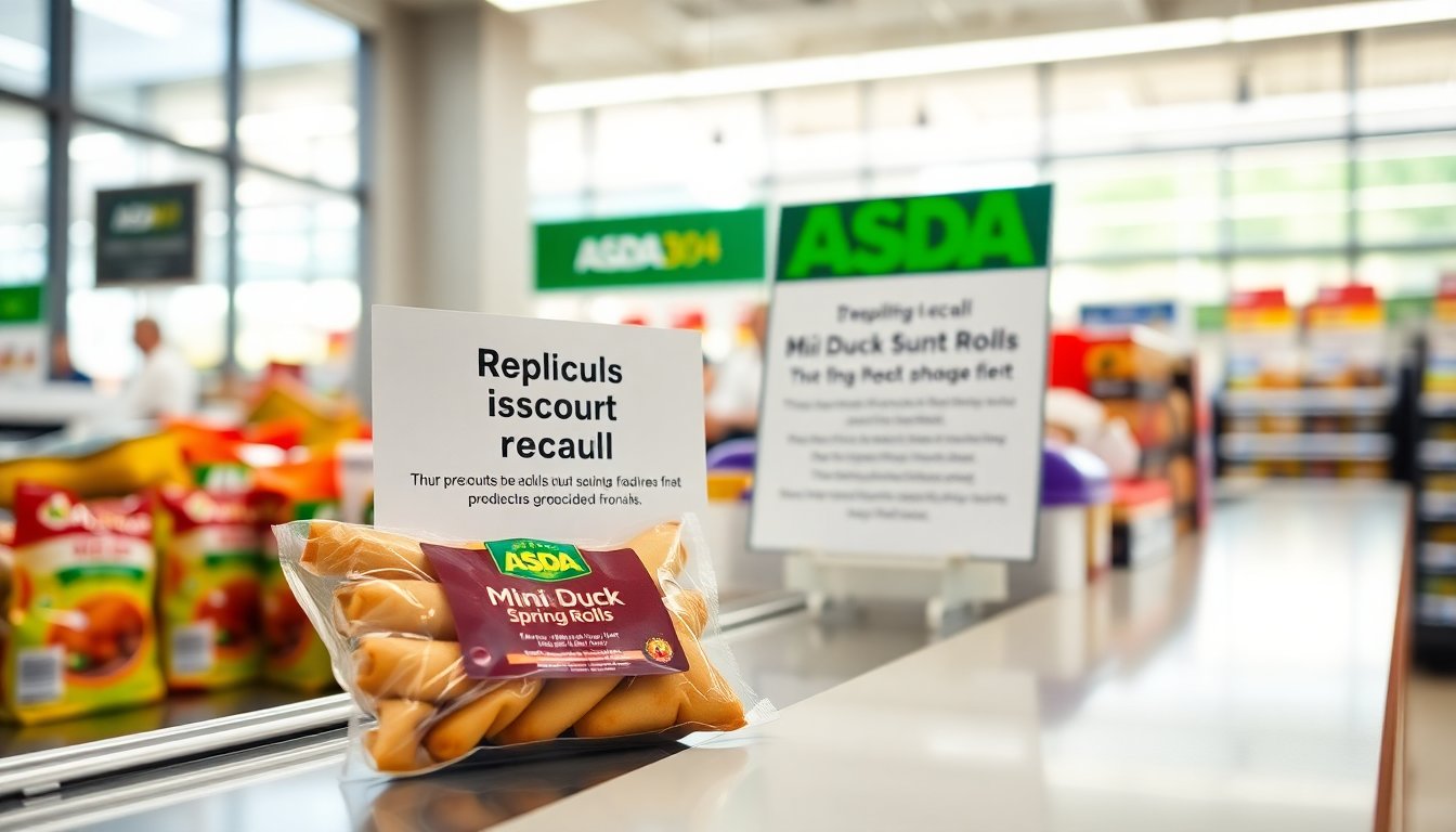 Asda issues 'do not eat' warning for duck spring rolls | NewsHub.co.uk