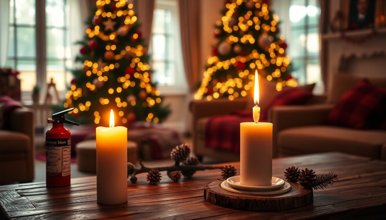 Understanding the fire hazards of candles during Christmas | NewsHub.co.uk