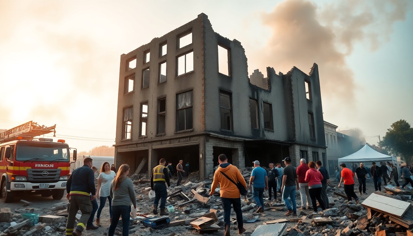 "Perth City Center Fire: Community Unites for Response and Recovery ...